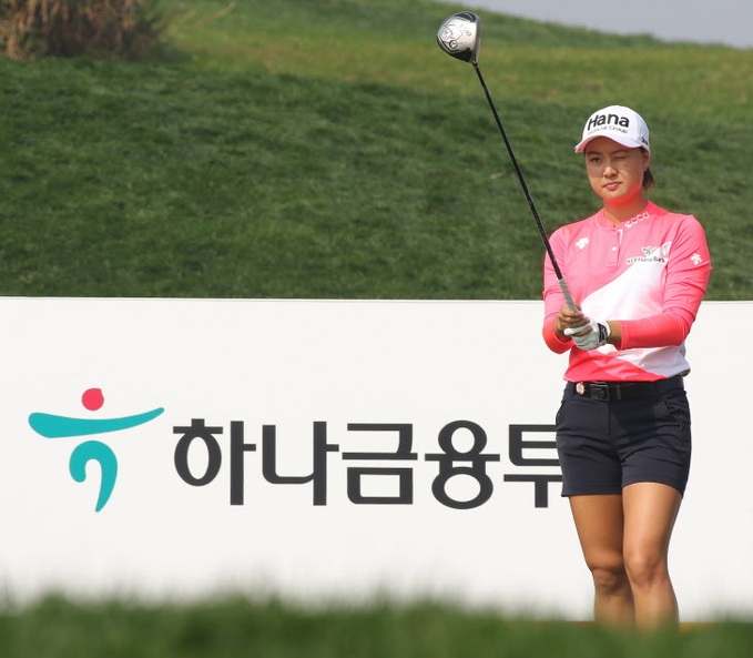이민지의 2016 LPGA KEB 하나은행 챔피언십 3라운드의 코스조준 - 브릿지경제