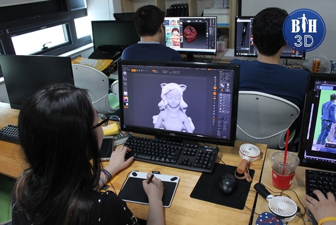 BH3D조형학원, 국비지원교육으로 3D프린터 활용한 아트토이 등 제작 전문가 양성에 앞장서