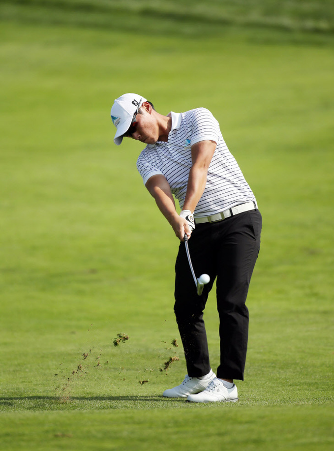 박정민·윤성호, KPGA 제네시스 챔피언십 2라운드 공동 선두…‘무명’의 반란