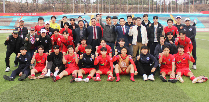 여주FC, K4리그 2연승 ‘무적 최강팀’ 급부상