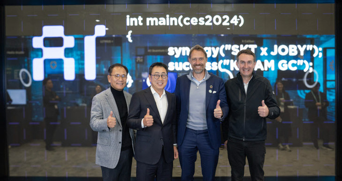 [CES 2024] 유영상 SKT 사장, 조비 CEO와 UAM 시장 선도 방안 협의