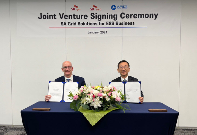 SK가스·SK디앤디, 美 신재생에너지 기업과 합작법인 설립…"ESS 사업 본격화" - 브릿지경제