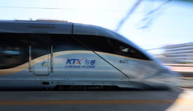 [포토] KTX-청룡 시승 열차 출발
