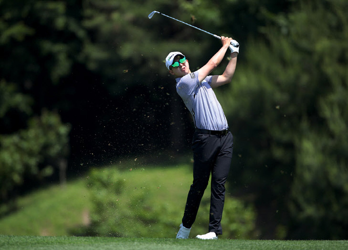 ‘무명’ 안준형, KPGA 투어 KB금융 리브챔피언십 첫날 1위…데뷔 첫 1위에 올라